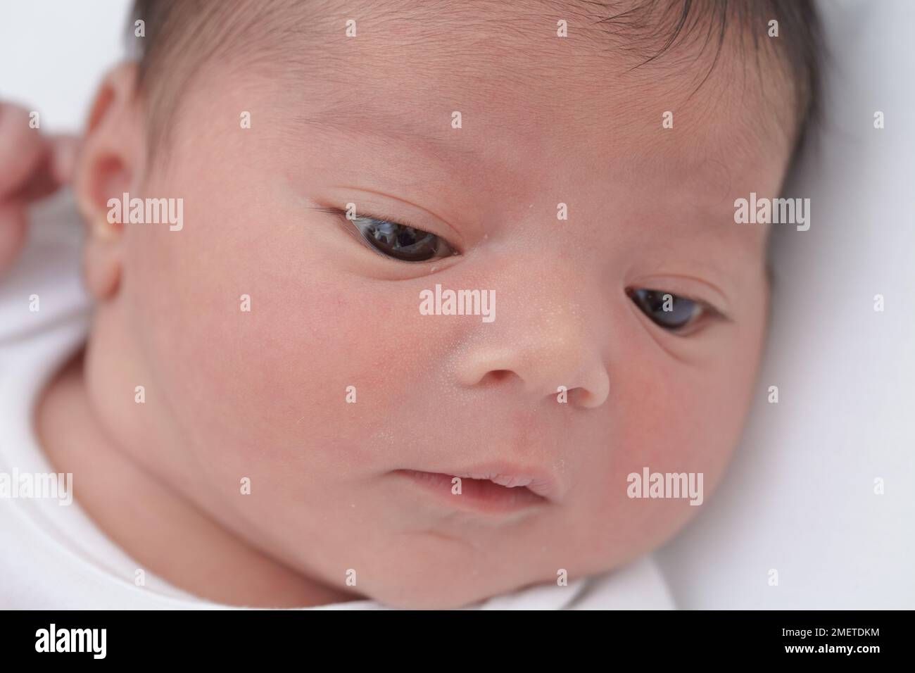 Face of baby girl Stock Photo - Alamy