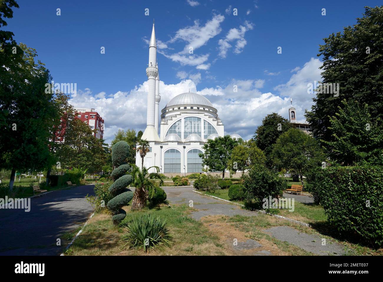 Great Mosque, also Ebu-Beker Mosque, Shkodra, Shkoder, Albania Stock ...