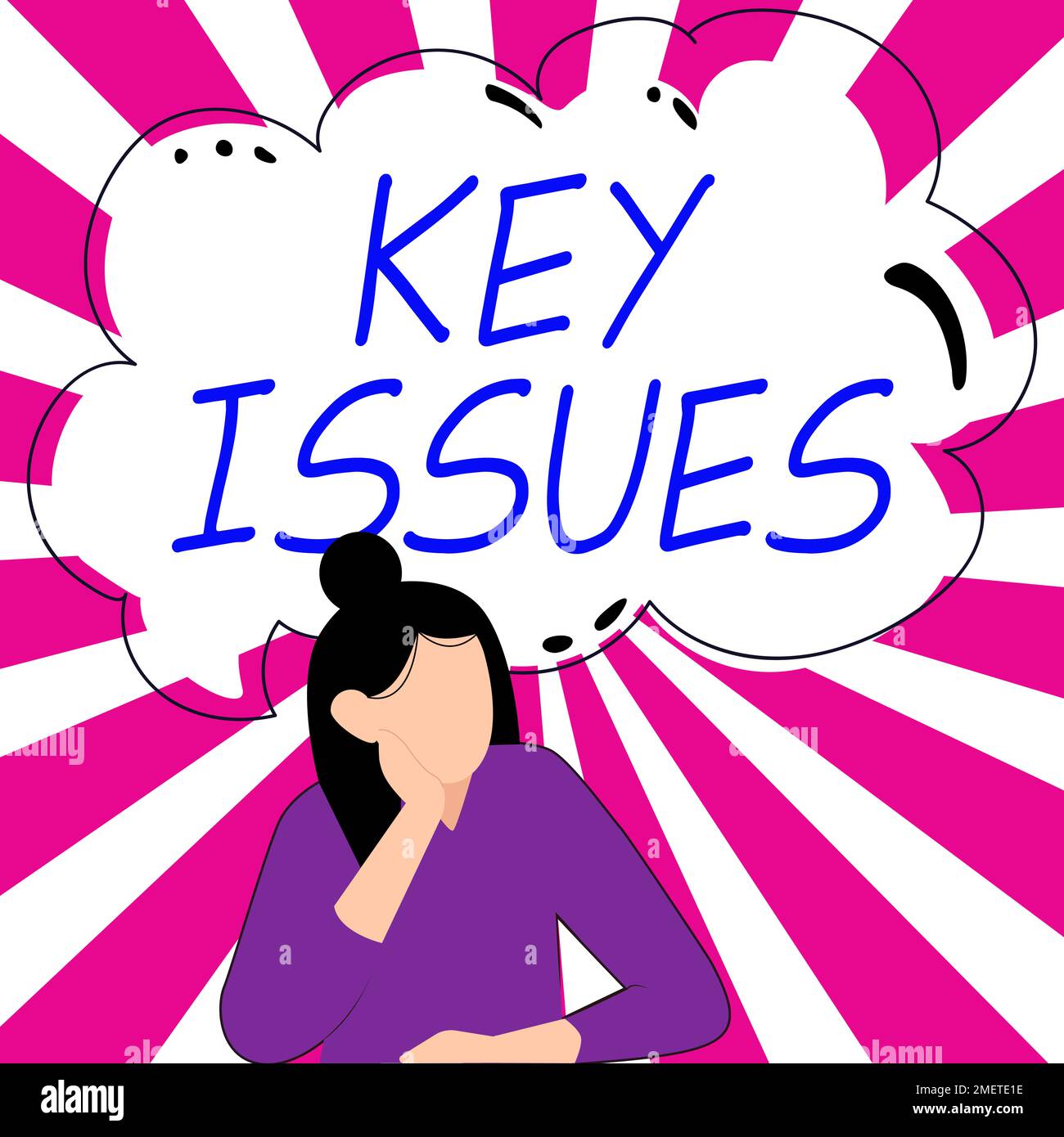 Text sign showing Key Issues. Internet Concept vital or unsettled ...