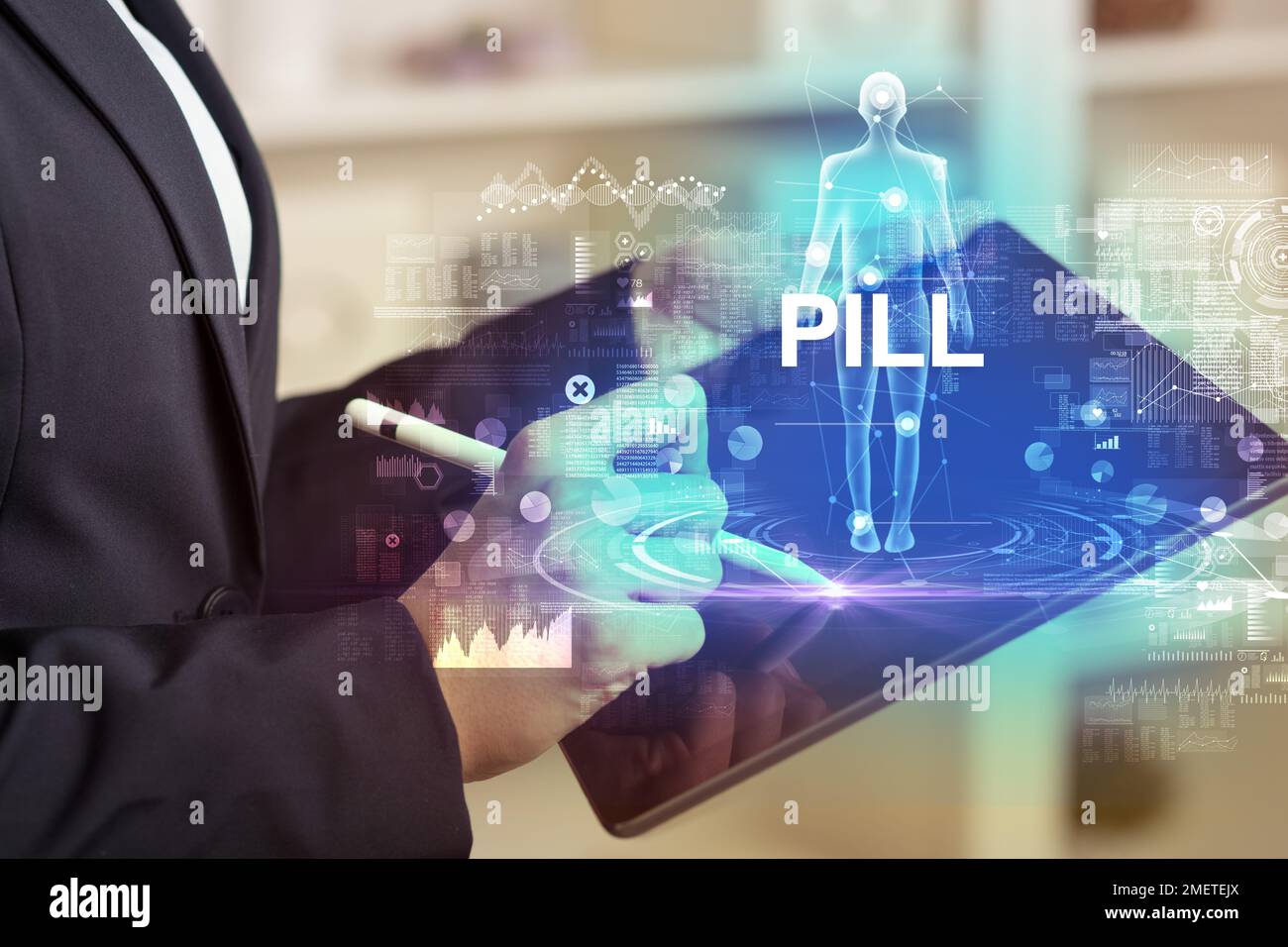 Electronic medical record, tech concept Stock Photo - Alamy