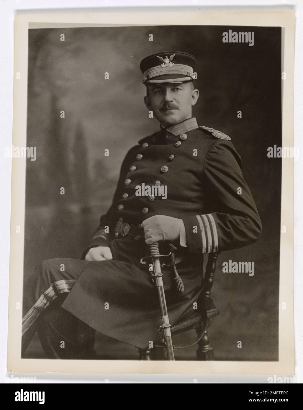 A portrait of Captain McAllister, a distinguished member of the U.S ...