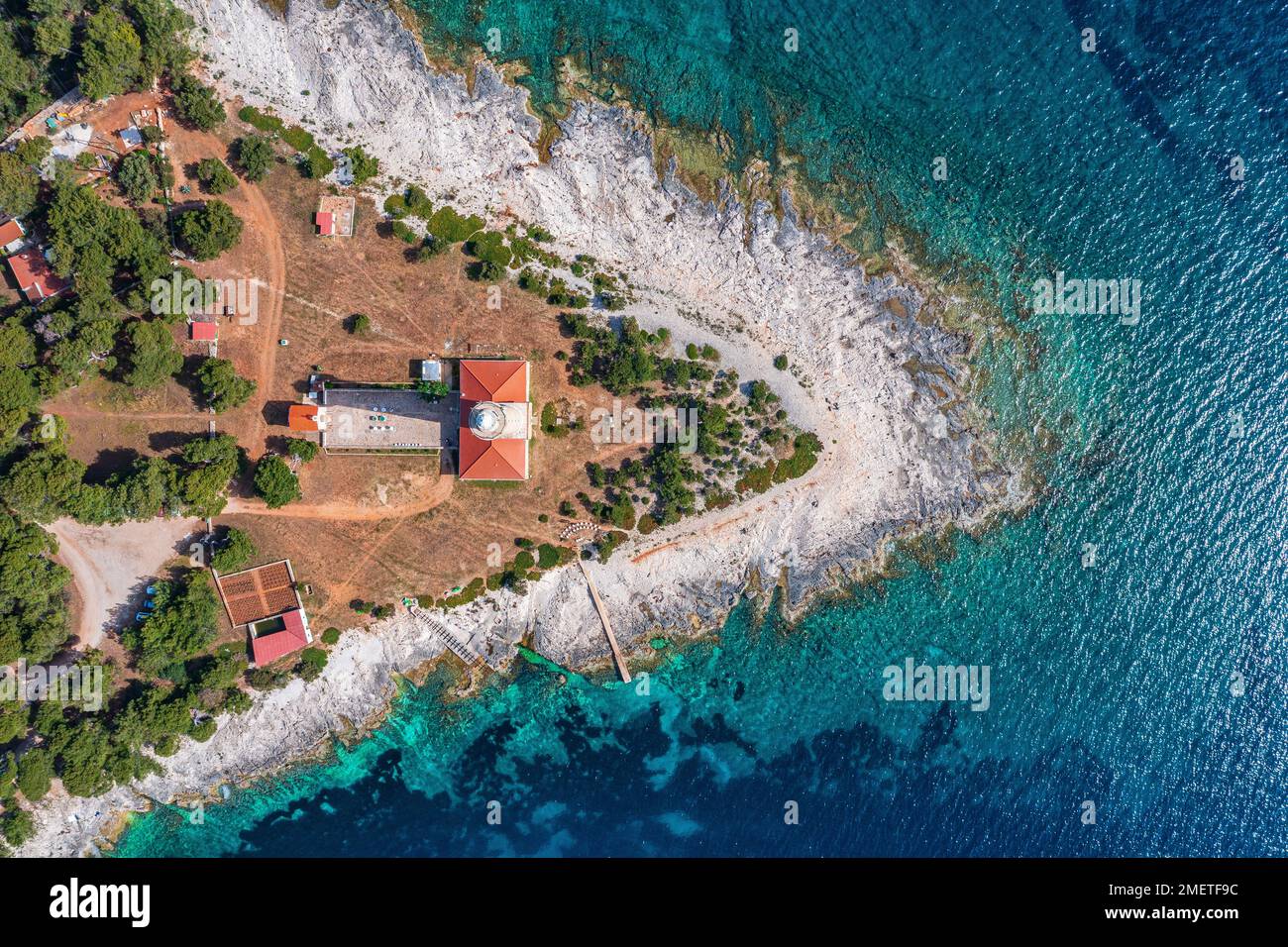 Light house Veli Rat Stock Photo - Alamy