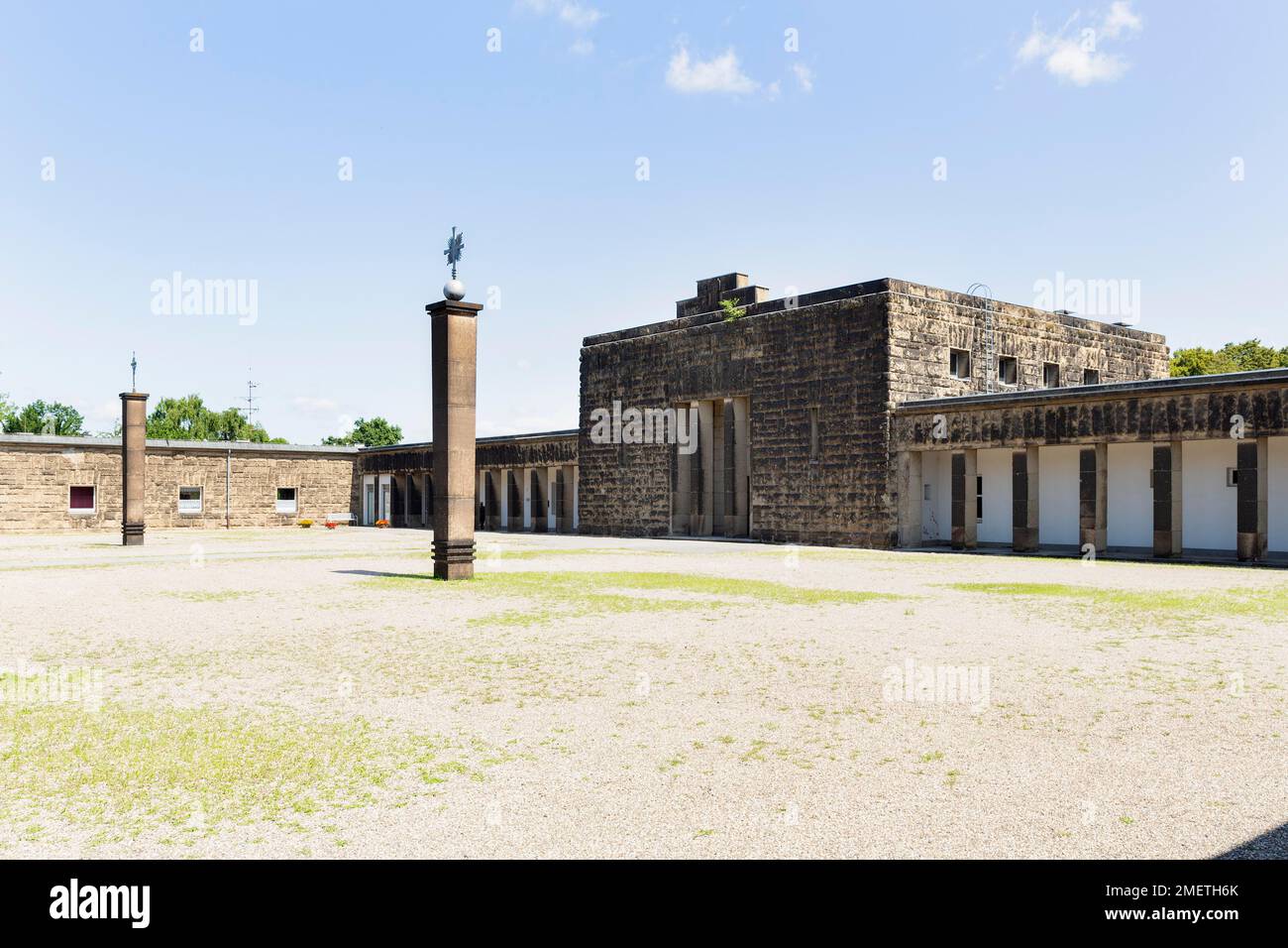Old mourning hall from 1925, Parkfriedhof, architect Ernst Bode, Essen ...