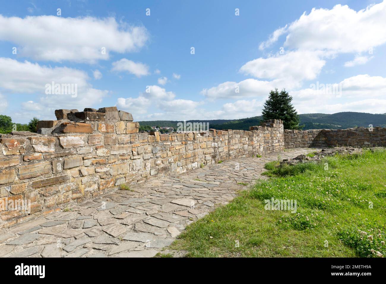 Castle ruins, former medieval castle of the Arnsberg counts, later ...