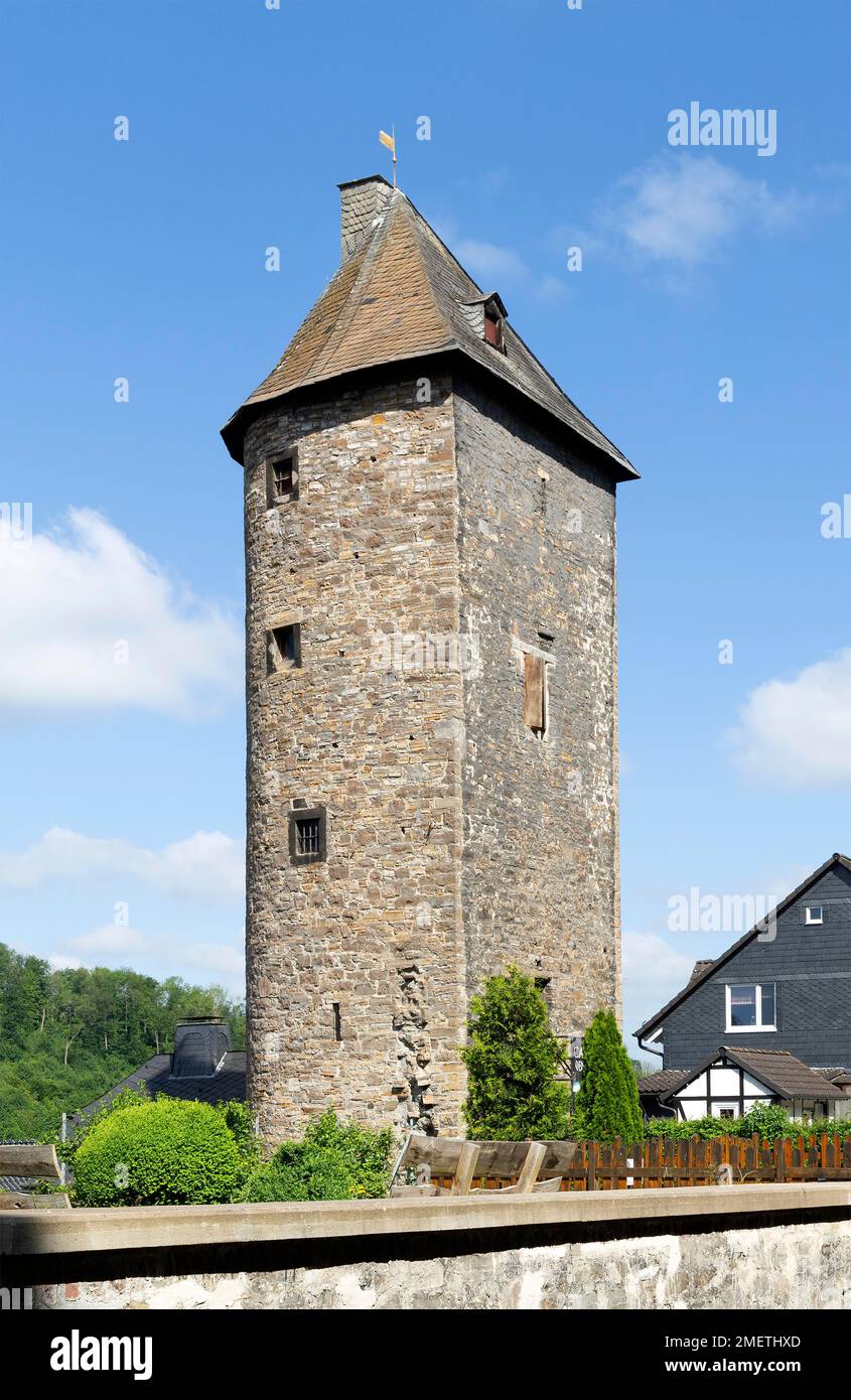 Limps Tower or Maeuseturm or Witches' Tower from the 13th century, part ...