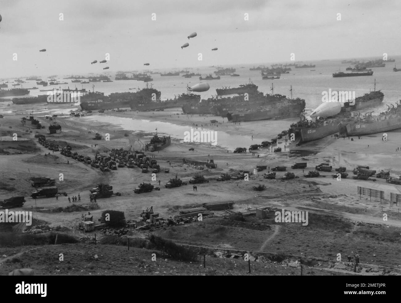 This photograph, taken by a Coast Guard combat photographer, shows a ...