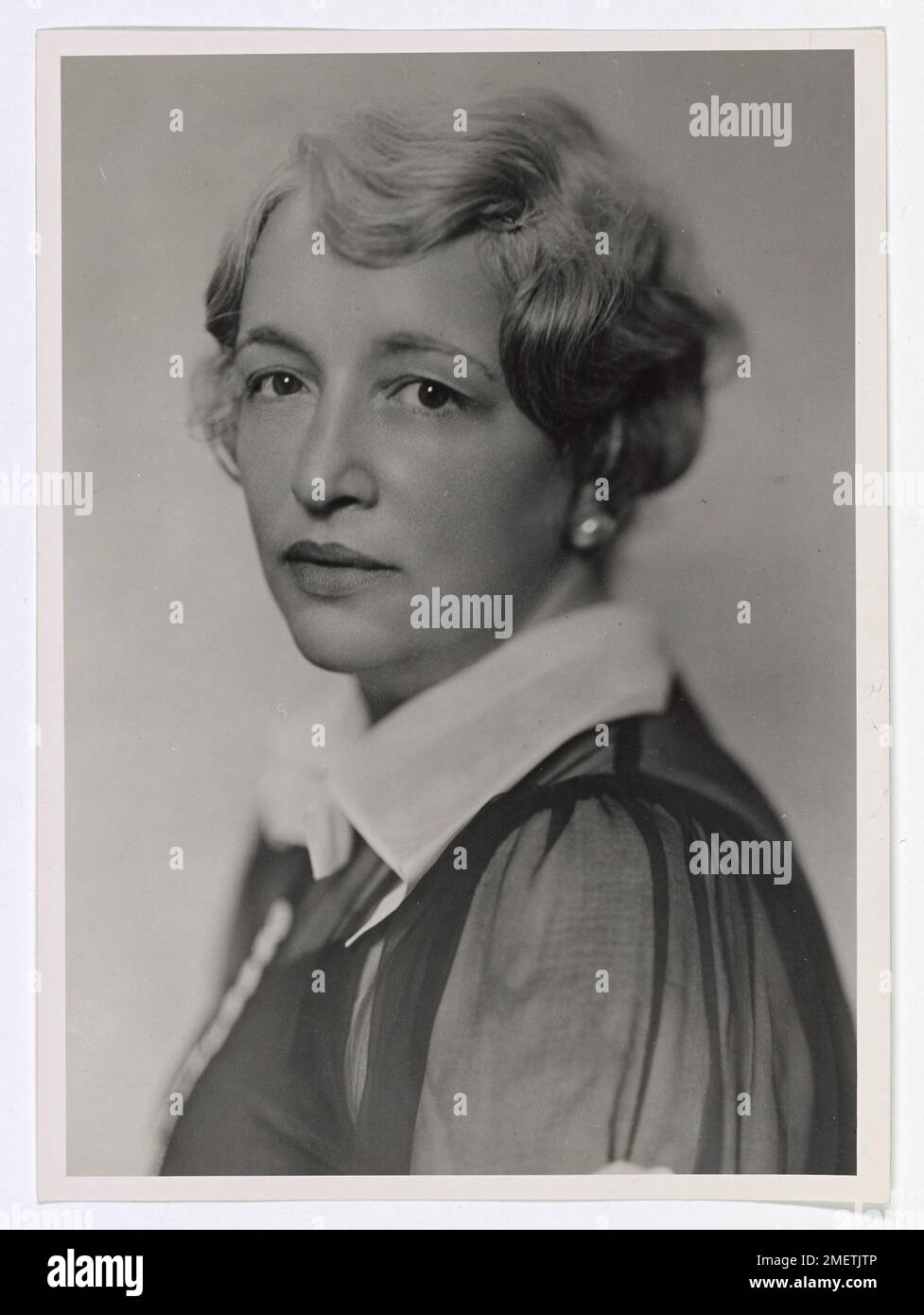 A photograph of Agnes R. Waesche, highlighting her role and ...