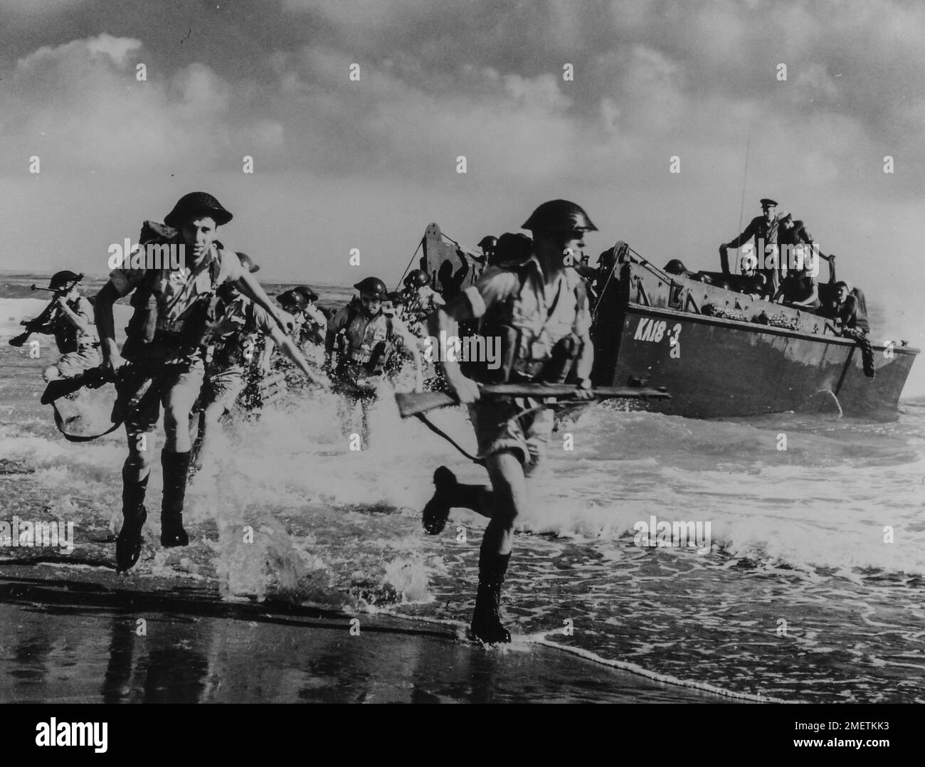 Landing ramps Black and White Stock Photos & Images - Alamy