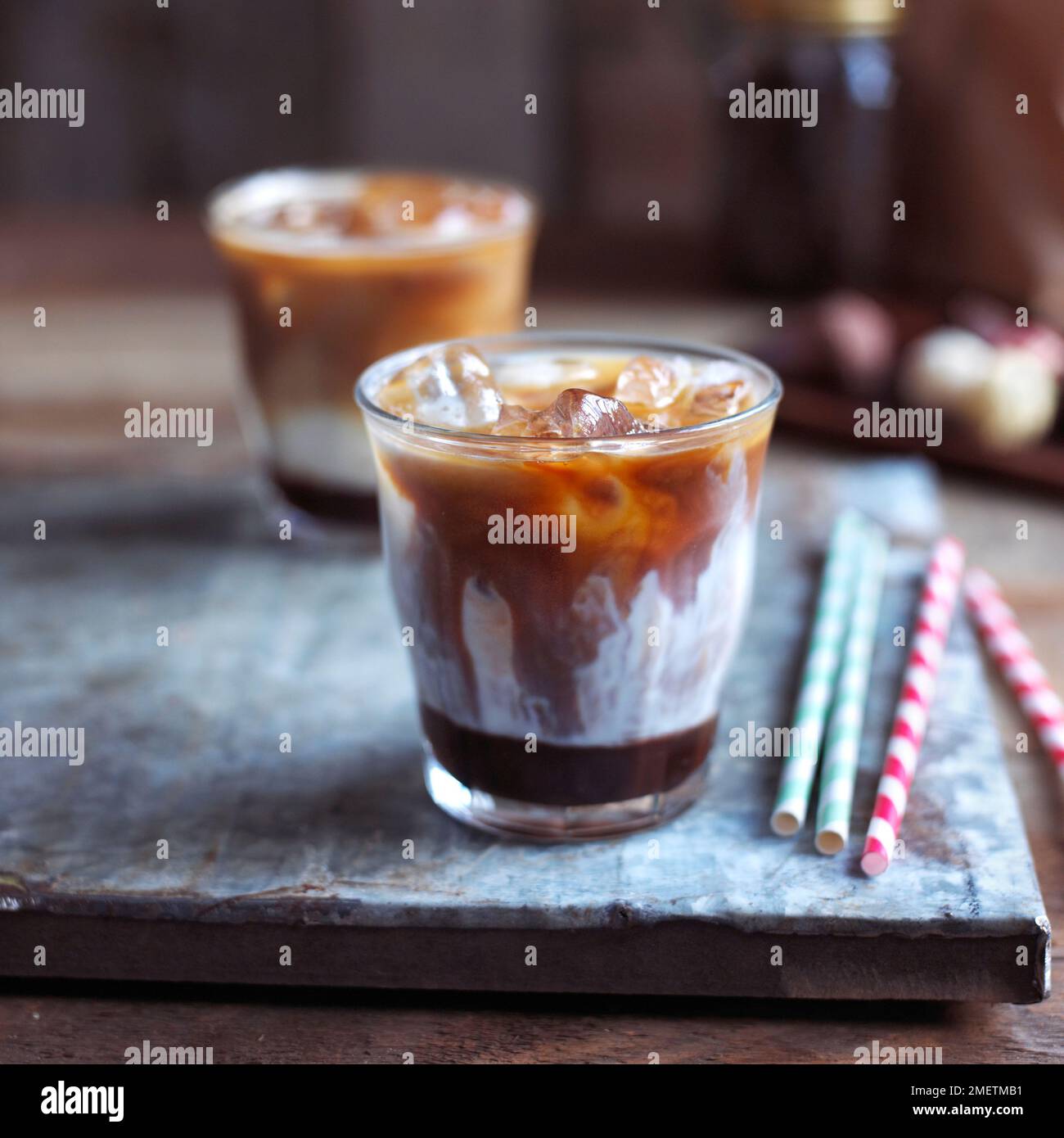 Layered iced coffee hi-res stock photography and images - Alamy