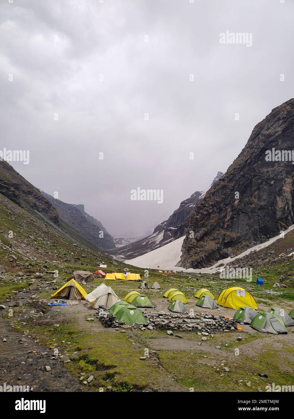 Himachal Pradesh, India - June 8th, 2022 : Landscapes of Hampta Pass ...