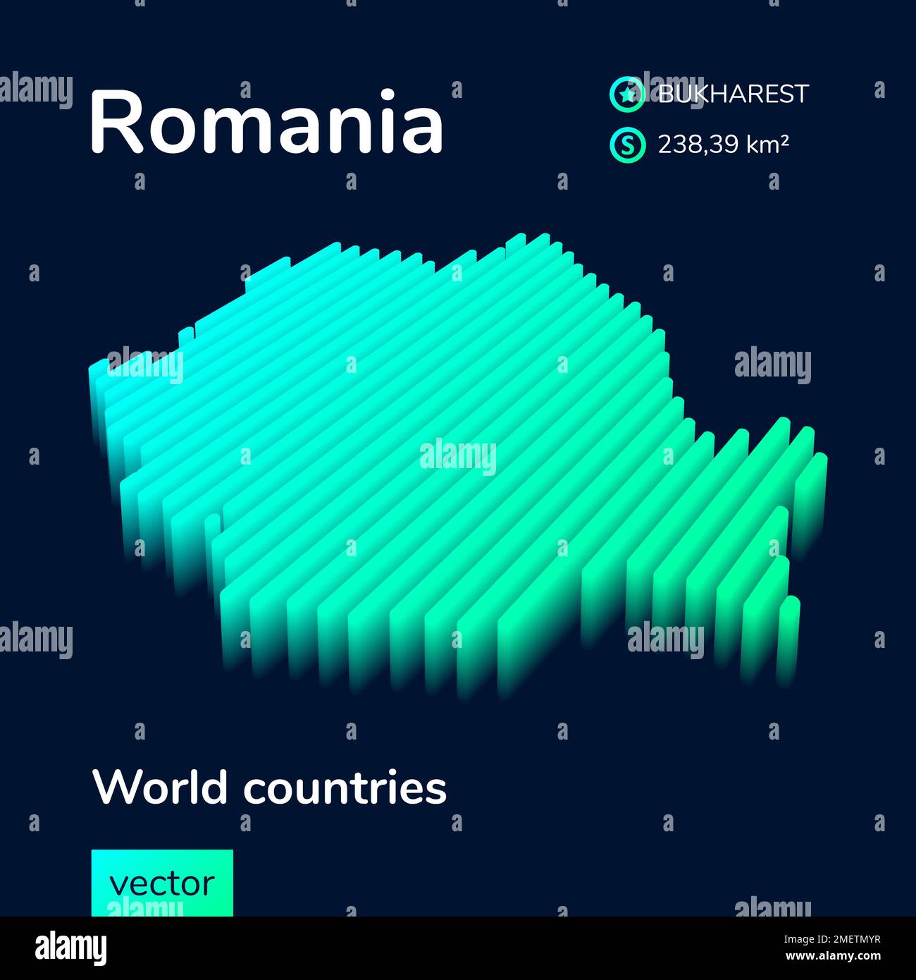 Romania map hi-res stock photography and images - Alamy