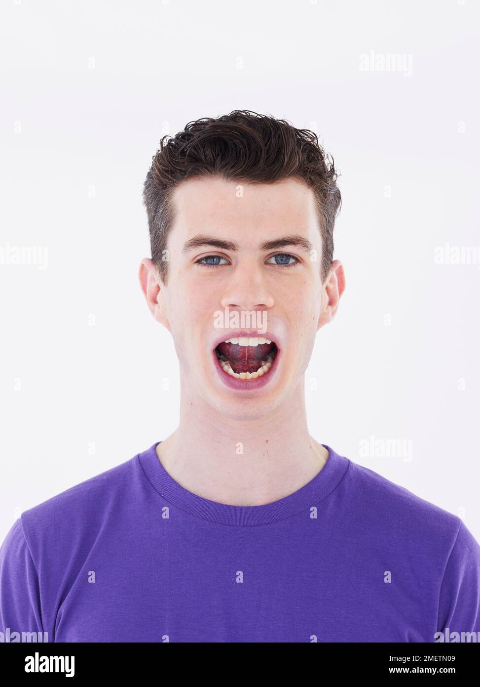 Open mouth human teeth hi-res stock photography and images - Alamy