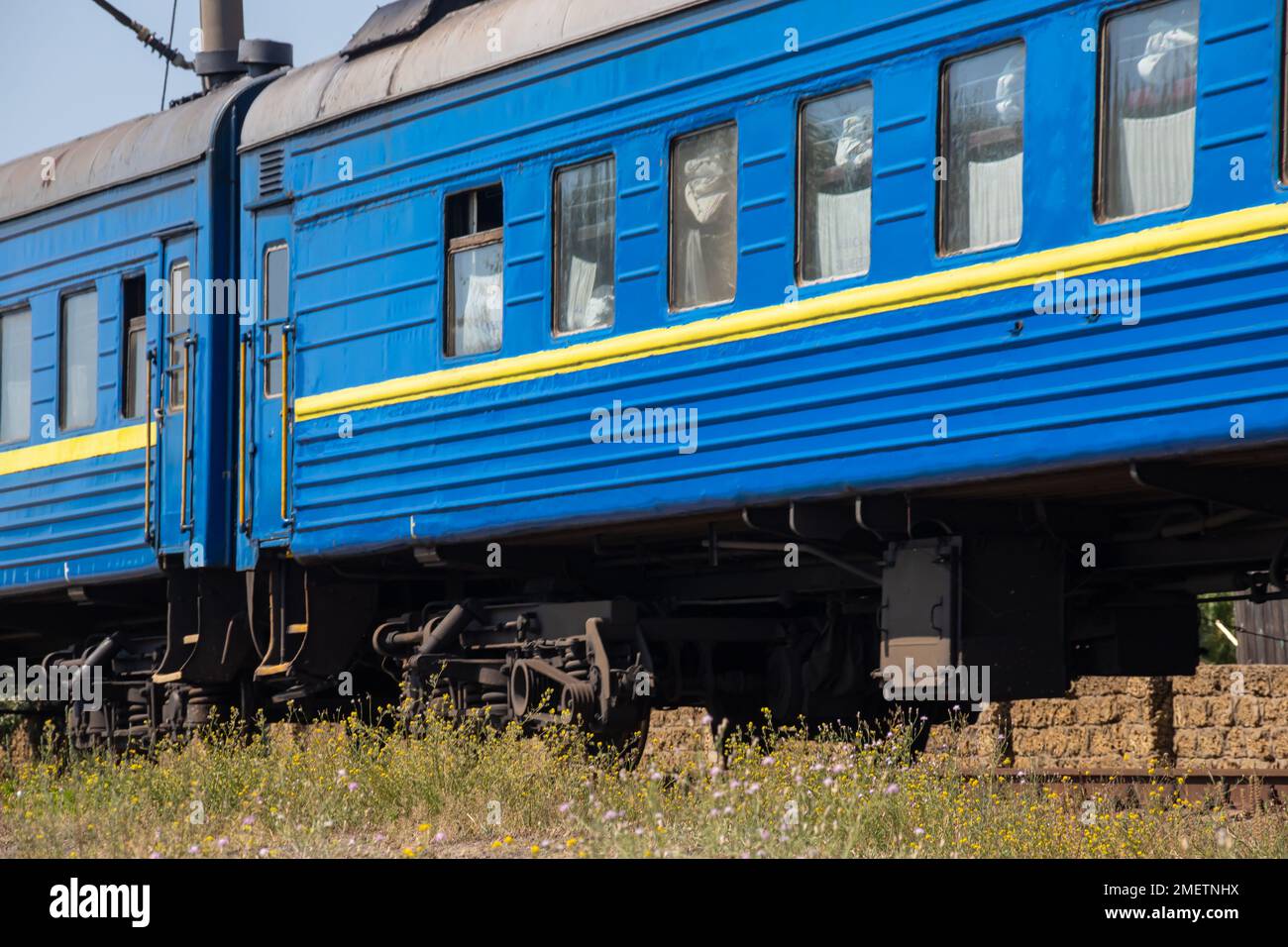 Vintage freight train carriages hi-res stock photography and images - Alamy