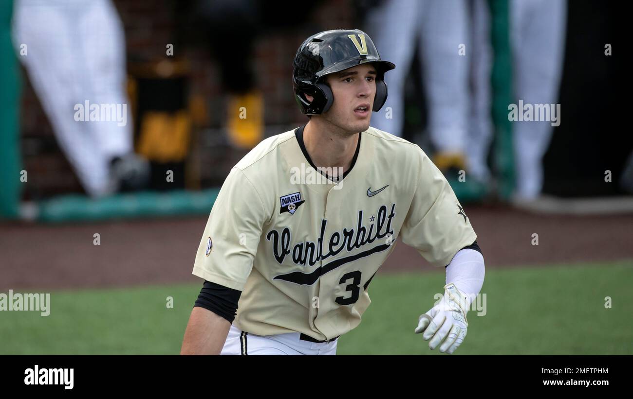 Vanderbilt's Spencer Jones during a NCAA baseball game on Saturday ...