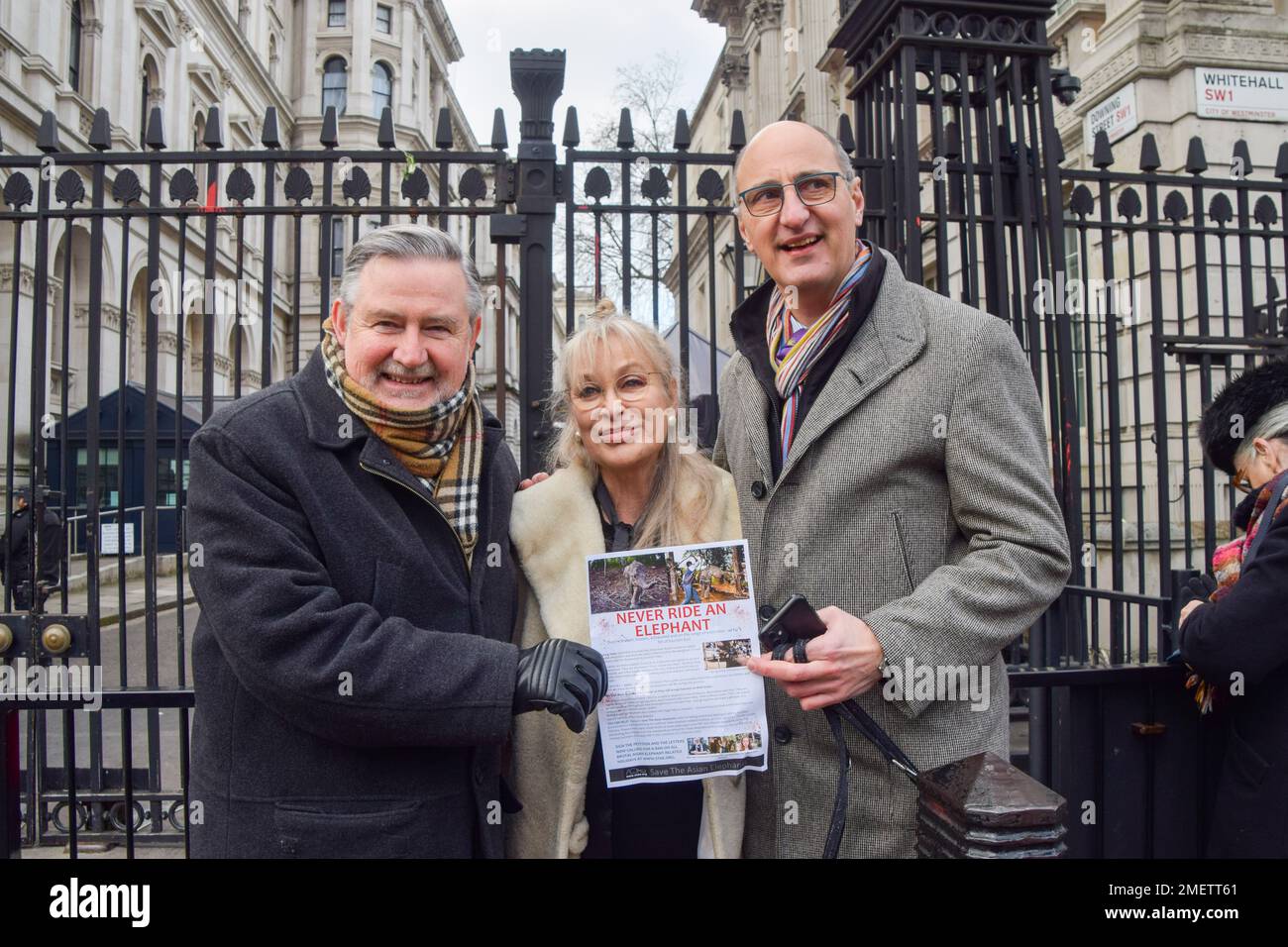 London, England, UK. 24th Jan, 2023. L-R: Labour MP BARRY GARDINER ...