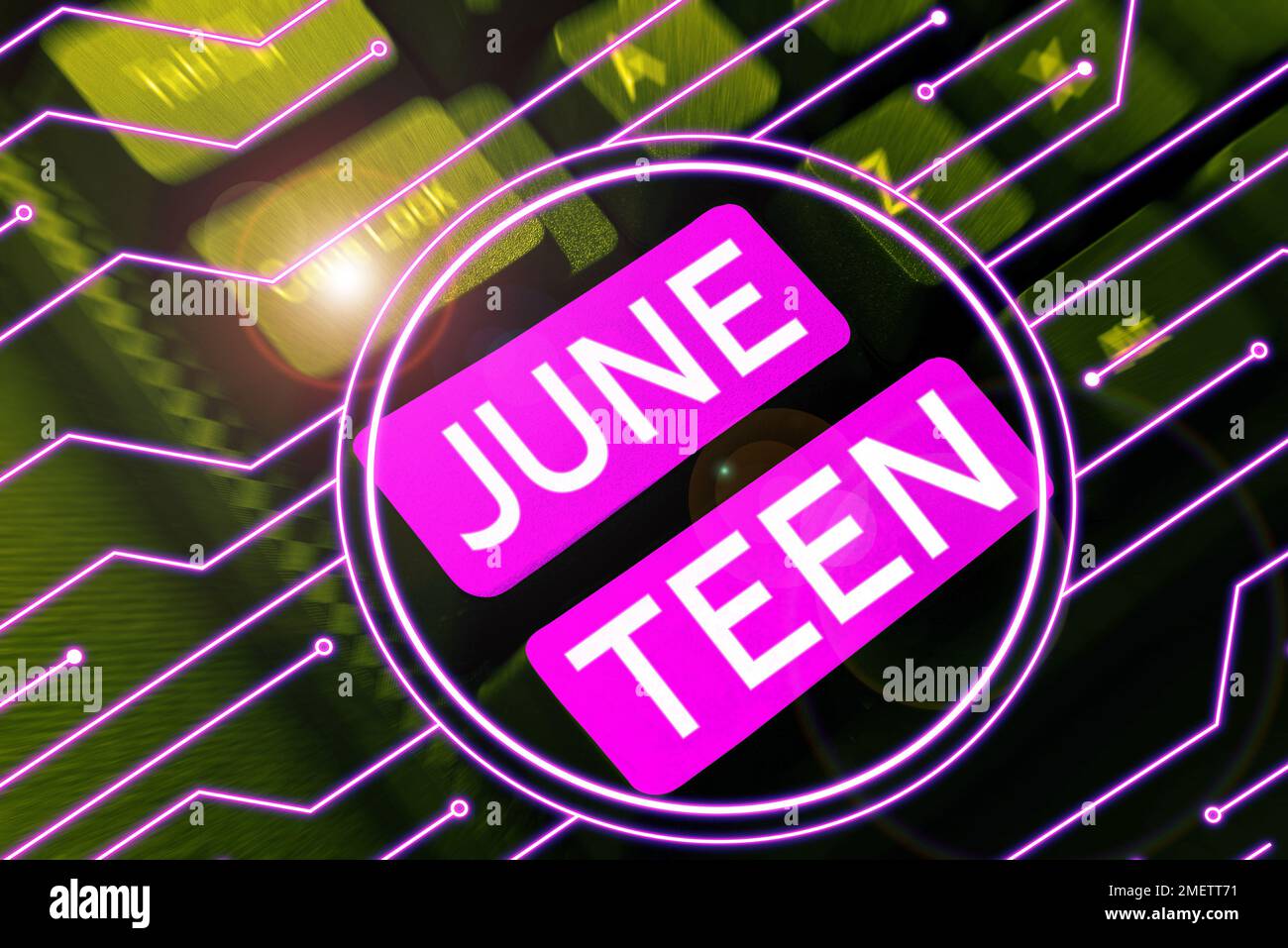 Conceptual caption June Teen. Concept meaning legal holiday in the ...