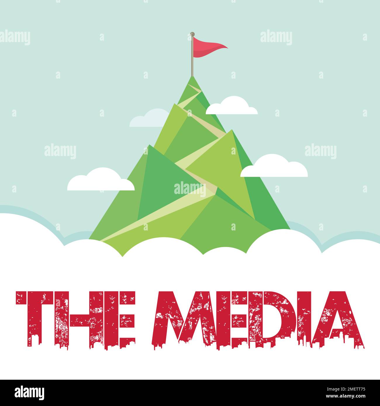 Conceptual caption The Media. Business approach main means of mass ...