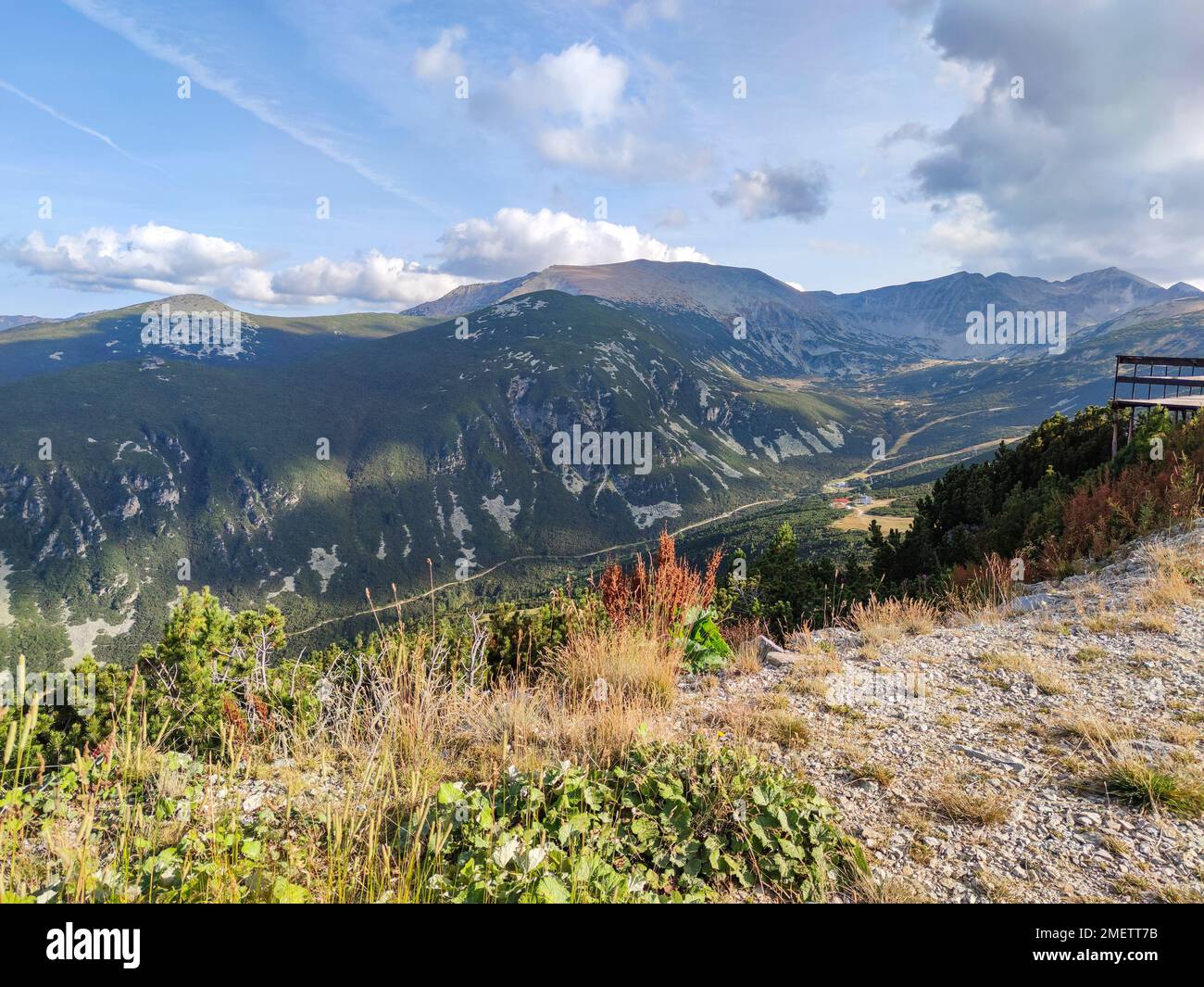 Amazing Summer view of Rila mountain at Yastrebets area, Bulgaria Stock ...