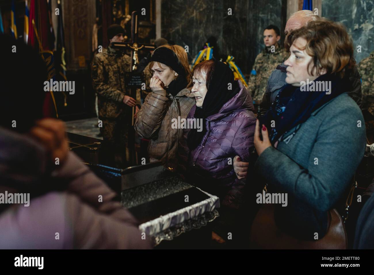 Funeral of Oleg Yashchishin, Kirilo Vishivaniy, Sergey Melnik and ...