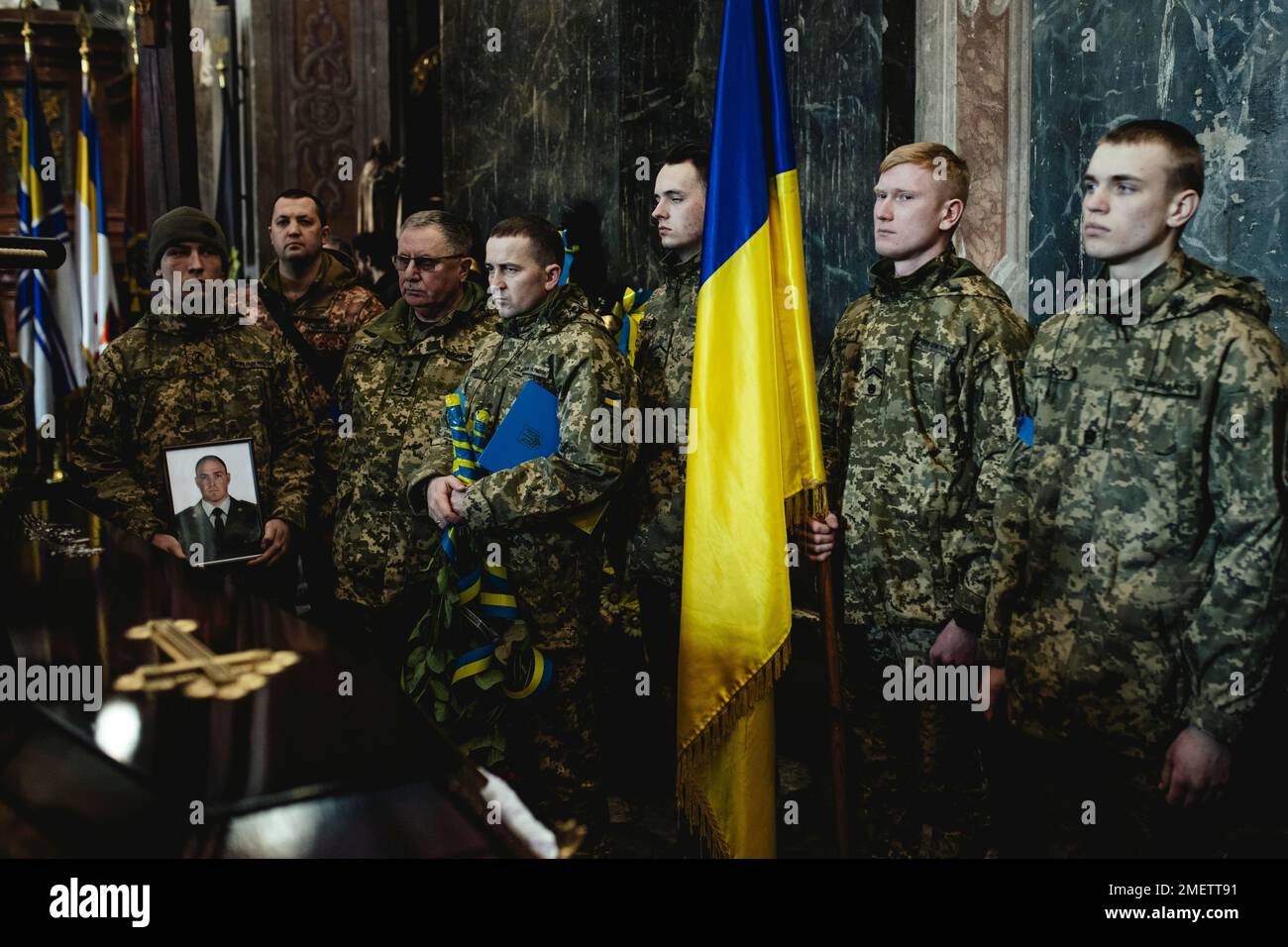 Funeral of Oleg Yashchishin, Kirilo Vishivaniy, Sergey Melnik and Rostislav Romanchuk in the ...