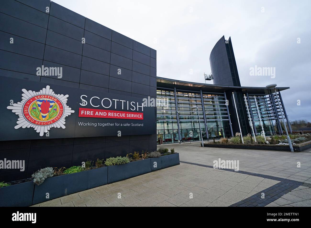 A general view of the Scottish Fire and Rescue Service (SFRS ...