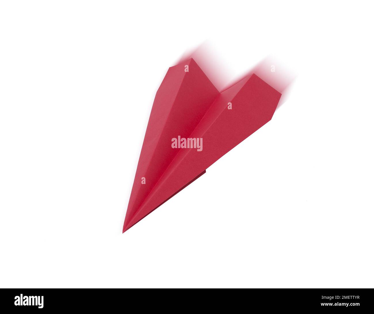 Red paper plane Stock Photo - Alamy