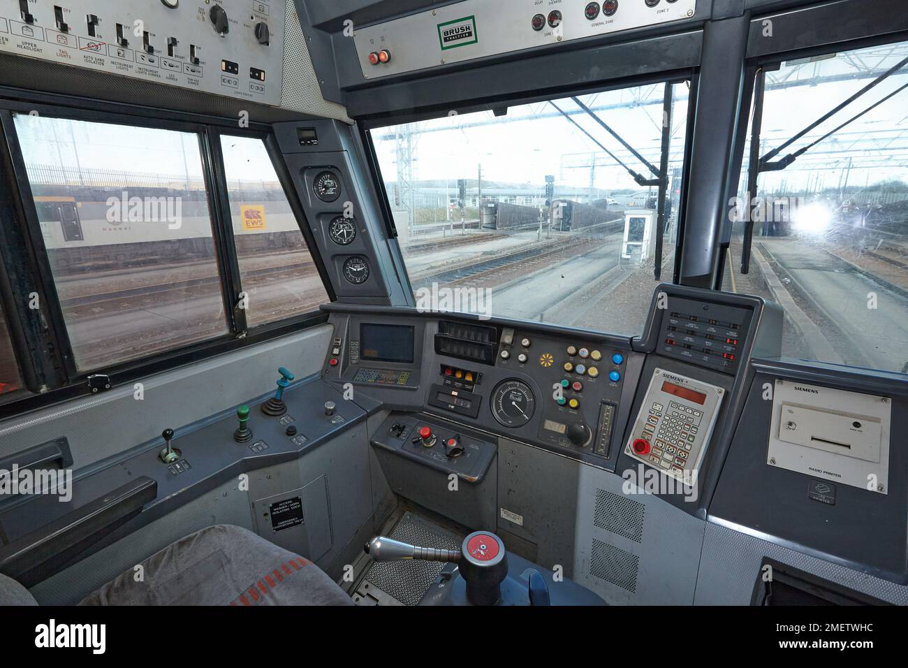 Diesel locomotive cab interior hi-res stock photography and images - Alamy