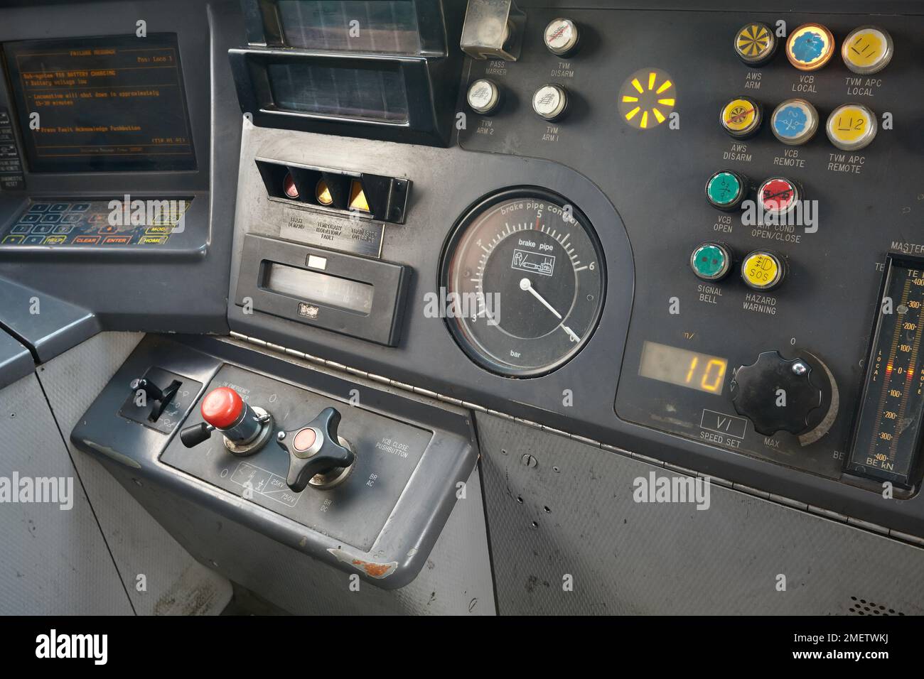 Diesel locomotive cab interior hi-res stock photography and images - Alamy