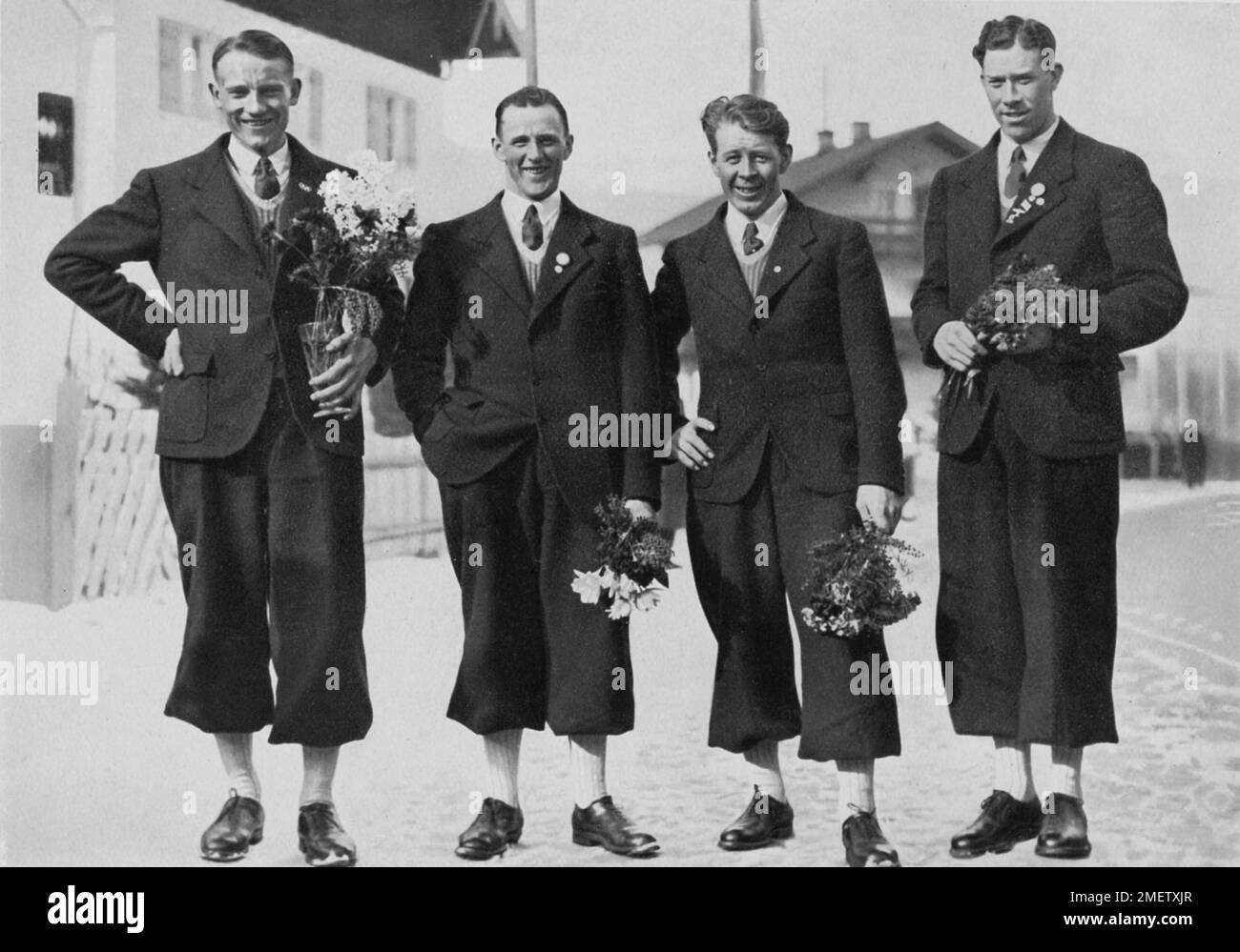 (left to right), Elis Viklund, Axel Wikstroem, Nils Joel Englund and ...