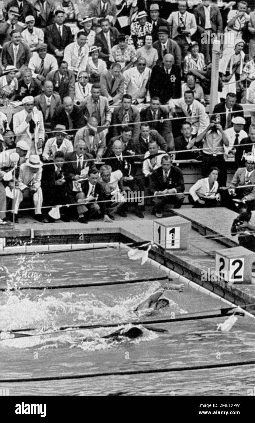 The 400 m freestyle was won by Jack Medica (Japan) ahead of Uto, who ...