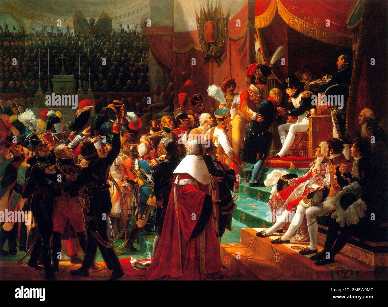 First conferment of the Cross of the Legion of Honour on 14 July 1804 ...