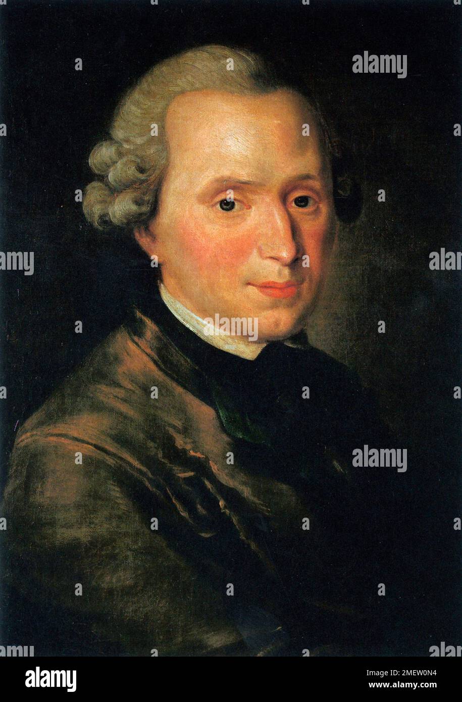 Immanuel Kant, contemporary replica of the original by Becker from 1768 ...
