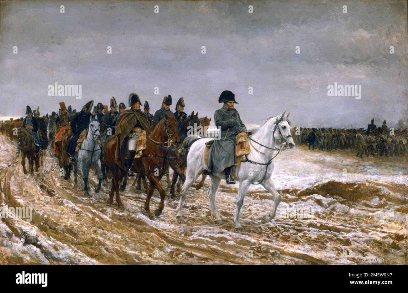 Jean Louis Ernest Meissonier (1813-91) The French Campaign of 1814 ...