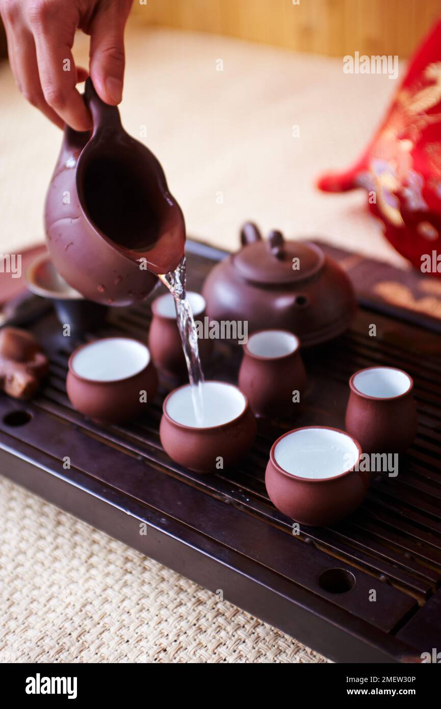 The tea Book, Chinese Tea Ceremony Stock Photo - Alamy