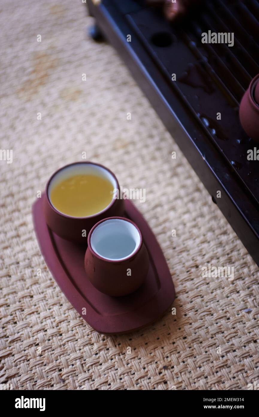 The tea Book, Chinese Tea Ceremony Stock Photo - Alamy