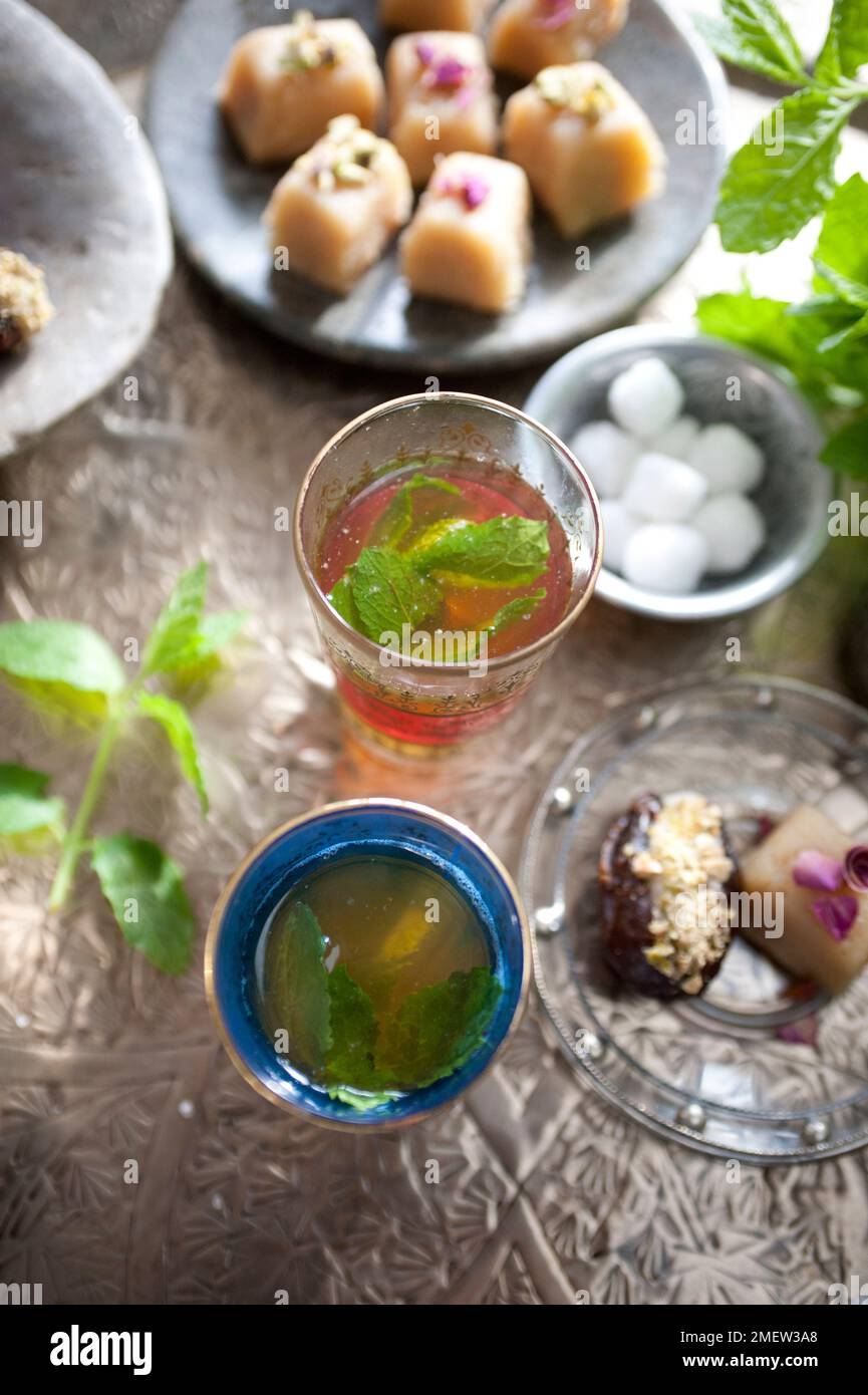 Morocco tea room hi-res stock photography and images - Alamy