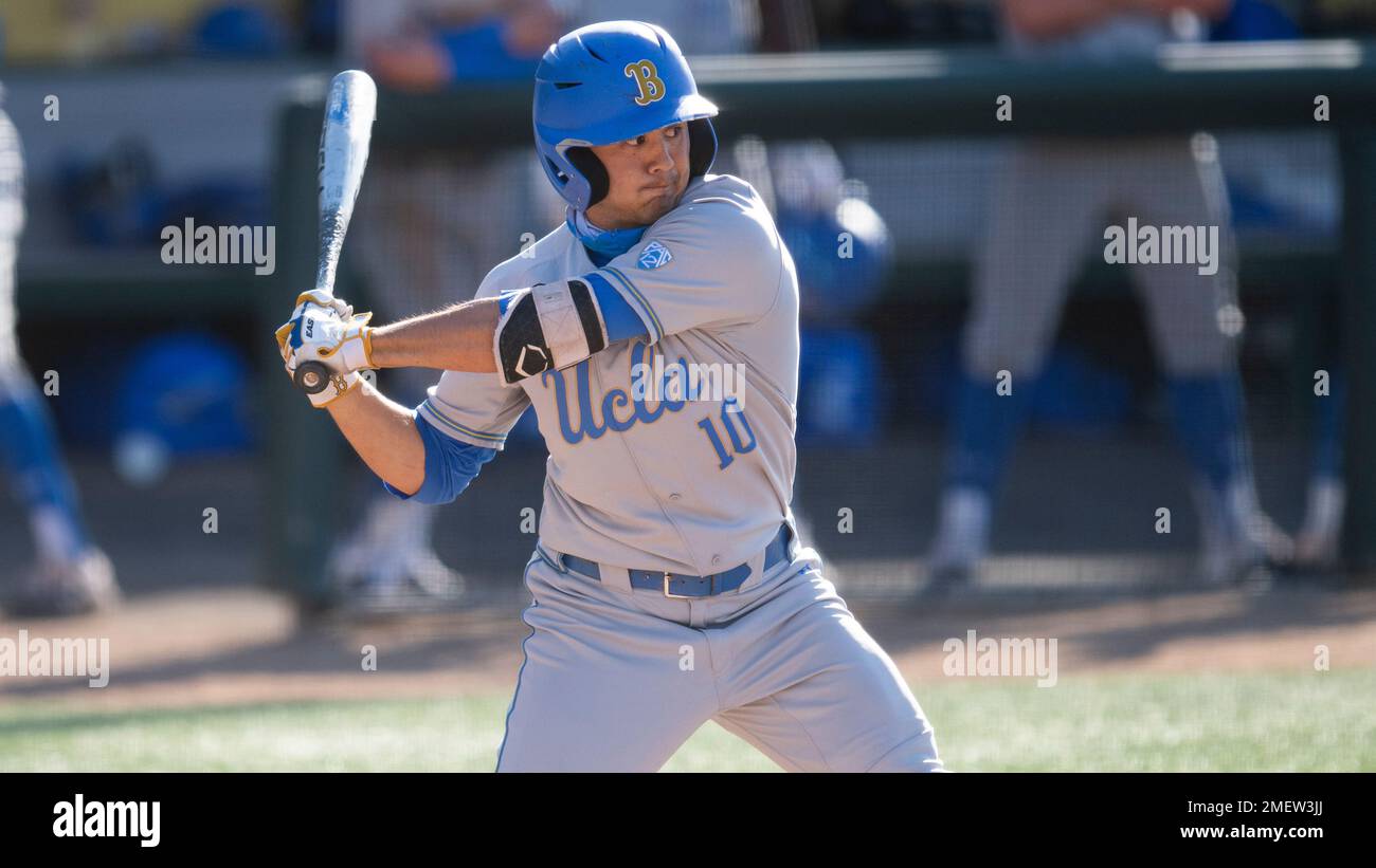 UCLA's Mikey Perez during an NCAA baseball game against Southern ...