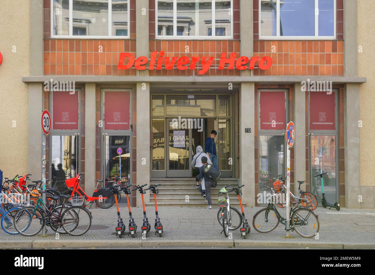 Delivery Hero, Oranienburger Strasse, Mitte, Berlin, Germany Stock ...