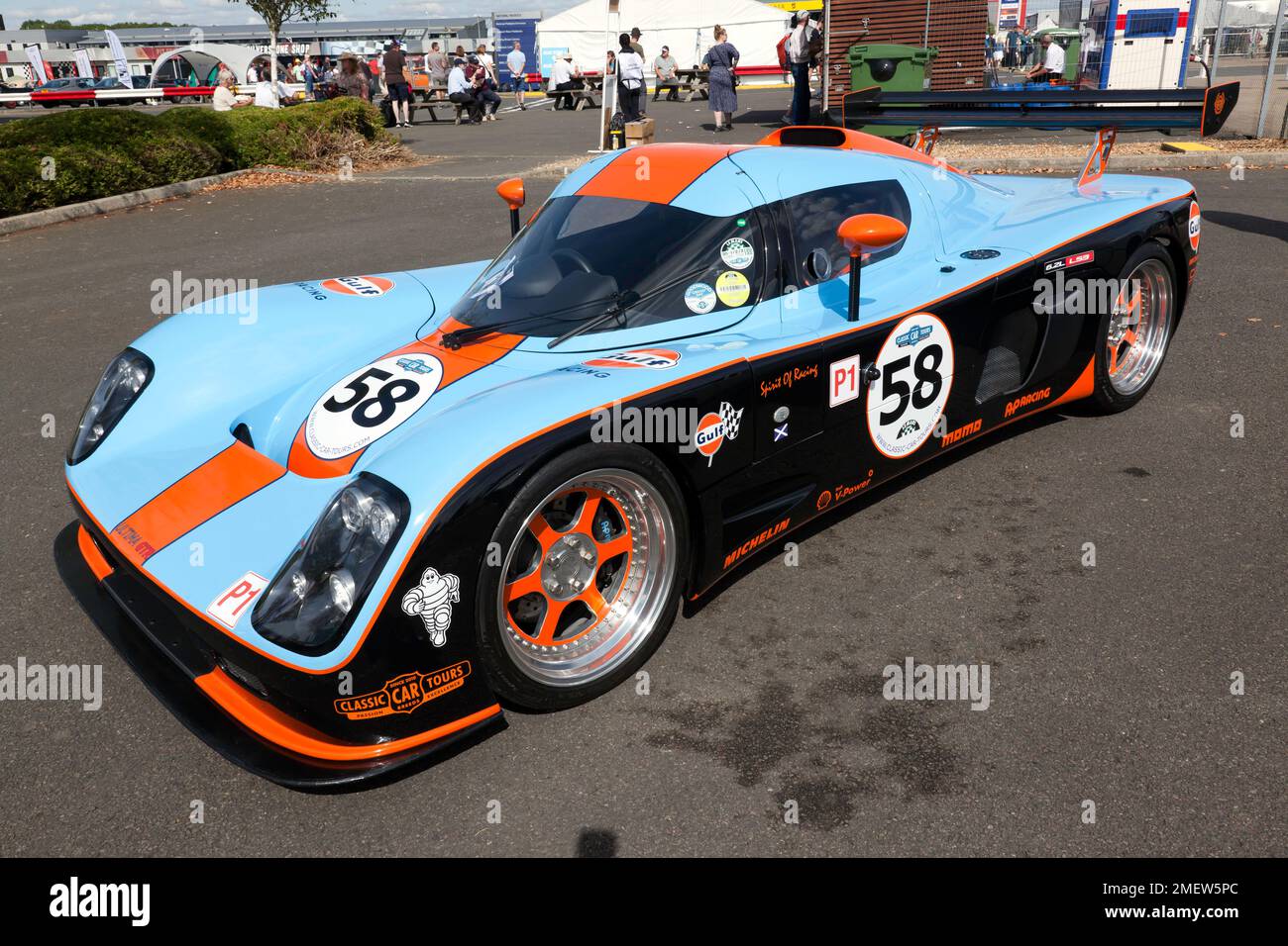 Three-quarters Front View of a Race prepared, Ultima GTR, on display in ...