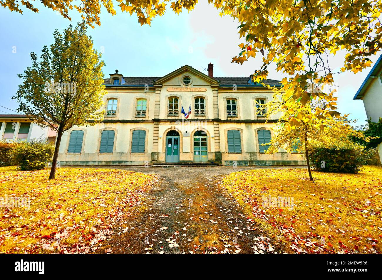 Old schoolhouse dole hi-res stock photography and images - Alamy