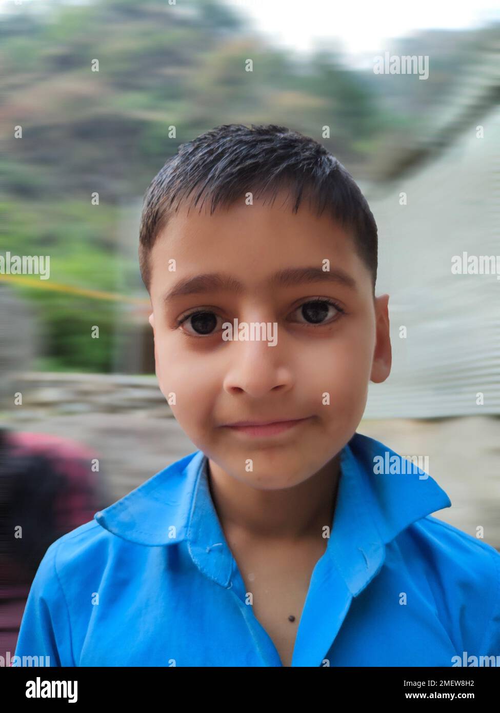 Himachal, India - June 6th, 2022 : Portrait of young Himalayan boy, kid ...