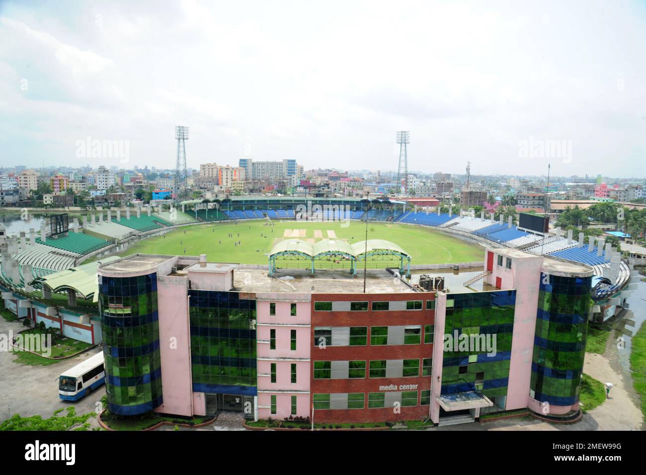 Khan Shaheb Osman Ali Stadium in Fatullah, Narayanganj Stock Photo - Alamy