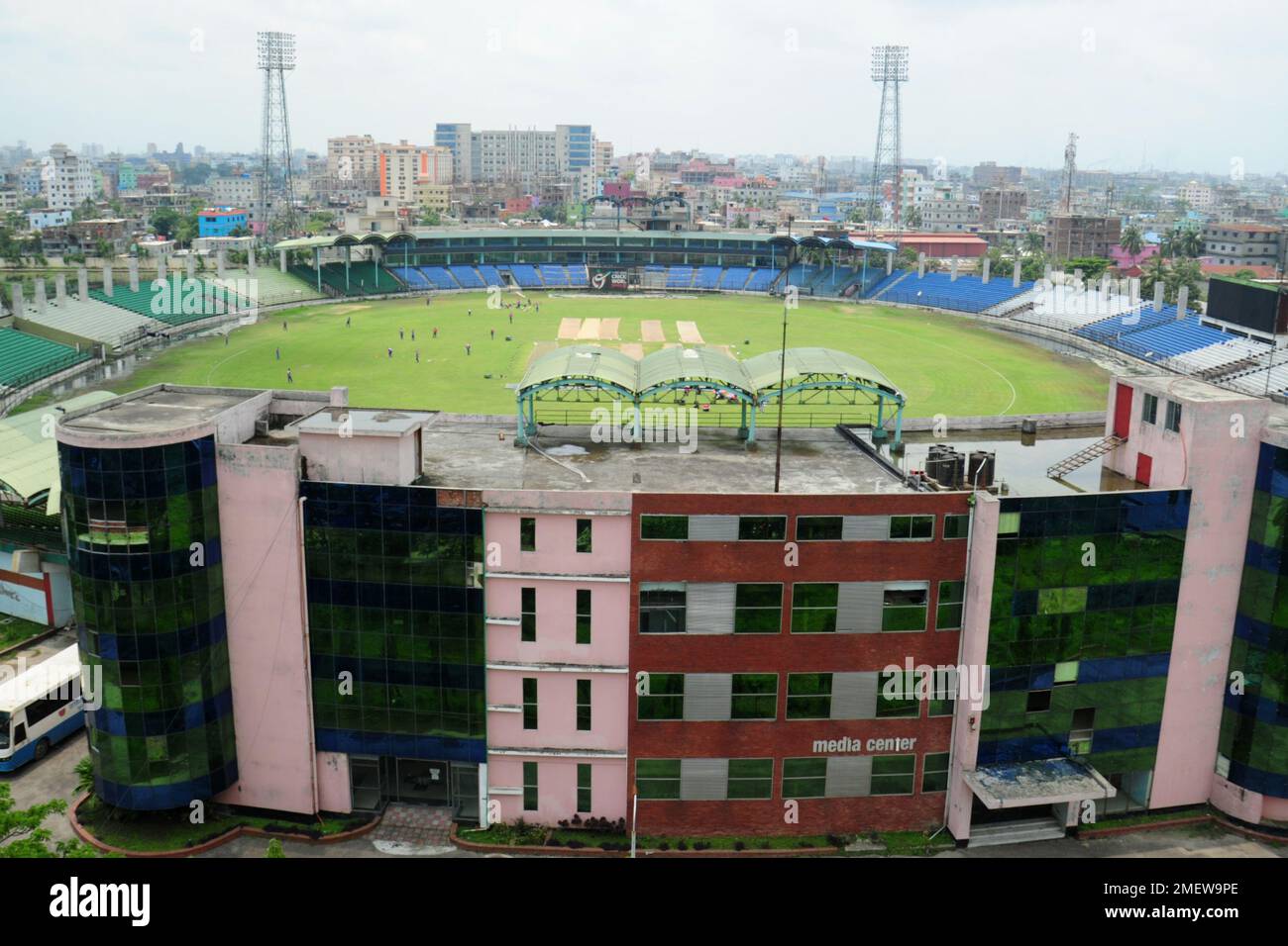 Khan Shaheb Osman Ali Stadium in Fatullah, Narayanganj Stock Photo - Alamy