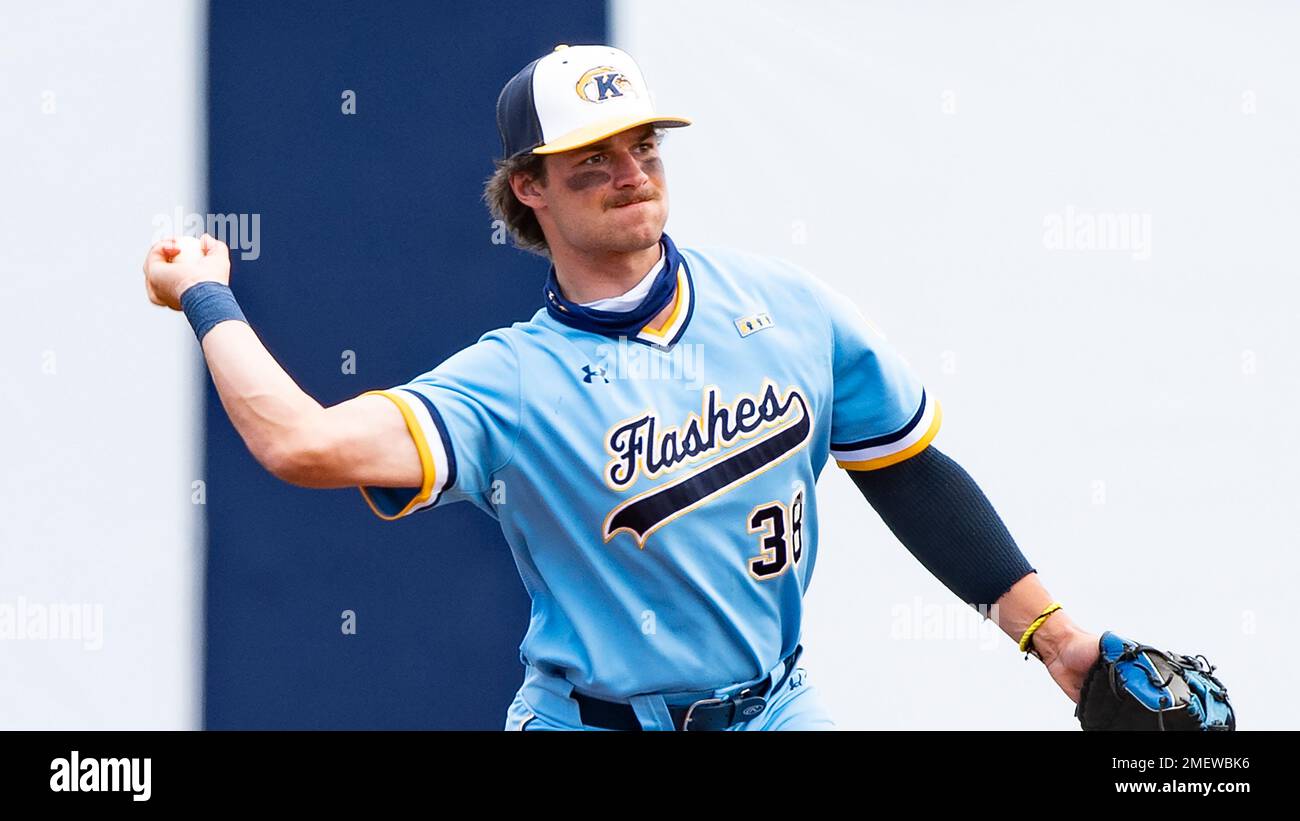 Michael McNamara (38) of Kent State during an NCAA baseball game ...
