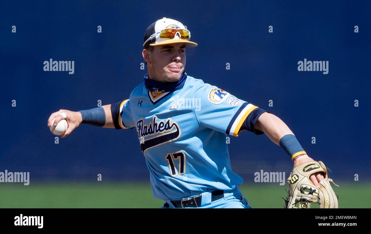 Mack Timbrook (17) of Kent State during an NCAA baseball game against ...