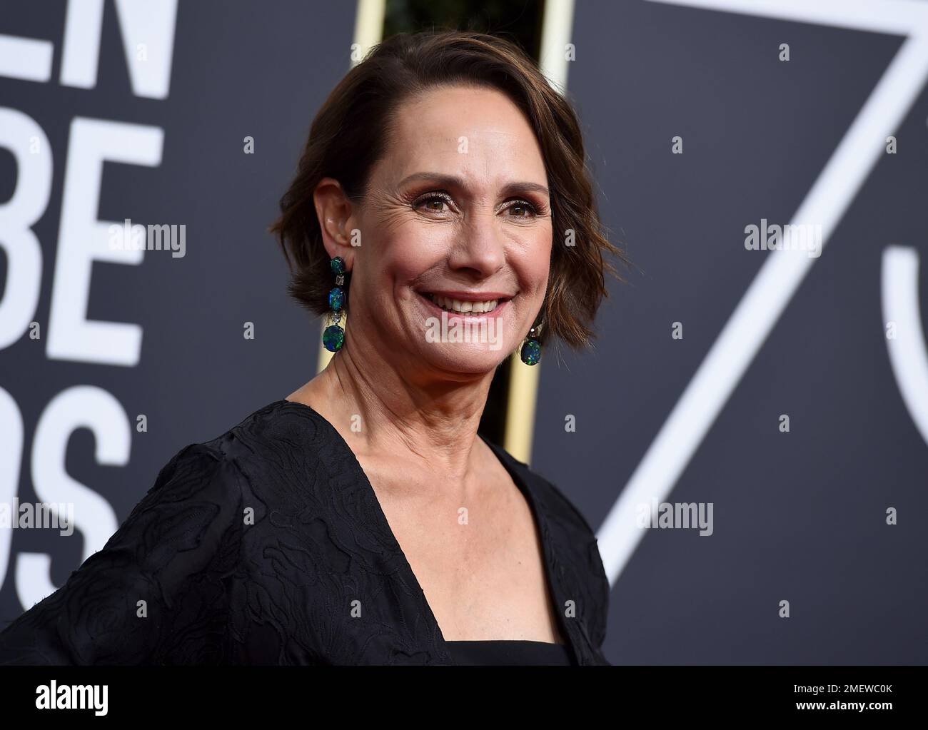 FILE - Actress Laurie Metcalf arrives at the 75th annual Golden Globe ...