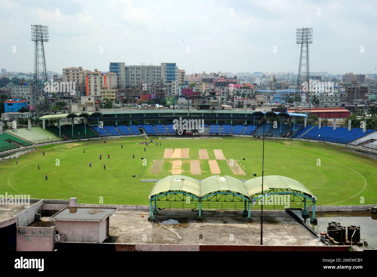 Khan Shaheb Osman Ali Stadium in Fatullah, Narayanganj Stock Photo - Alamy