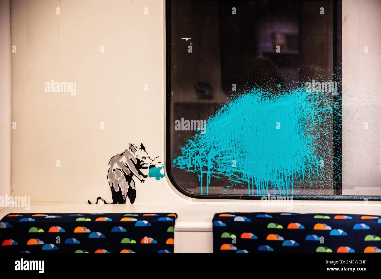 Banksy installation art hi-res stock photography and images - Alamy