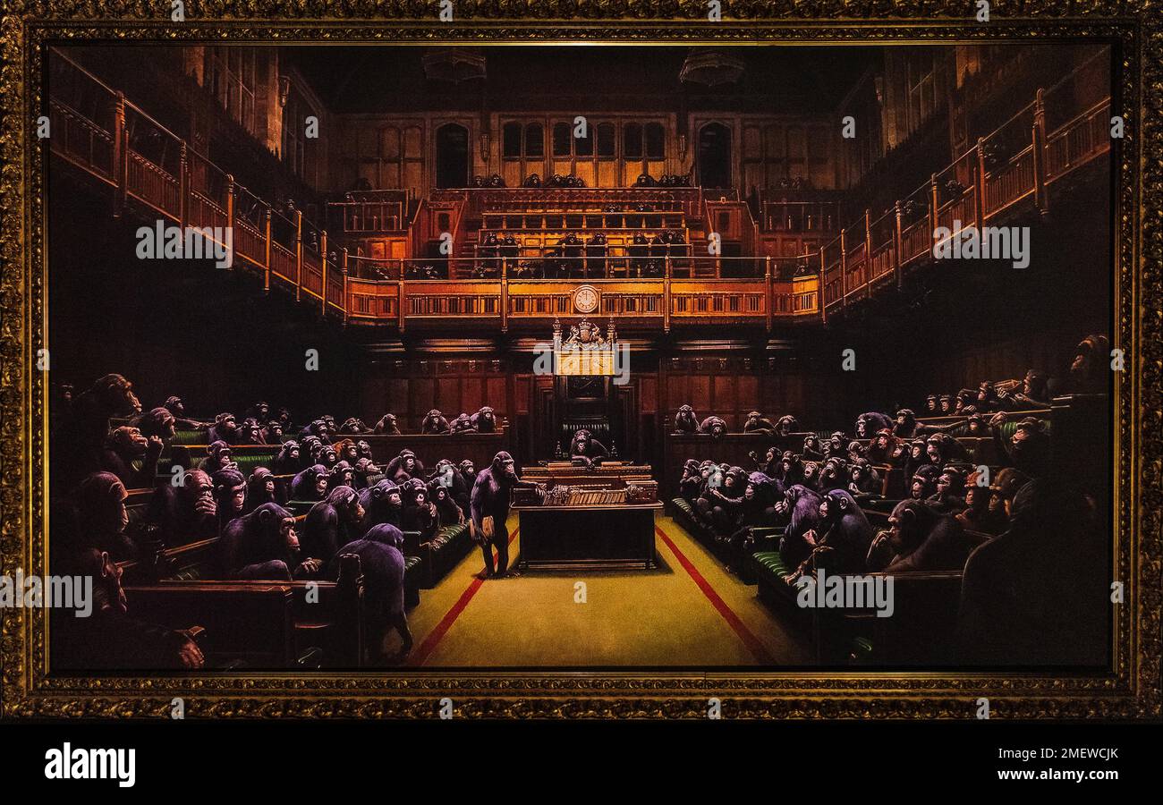 Devolved Parliament, 2009, satire on the debating chamber of the ...