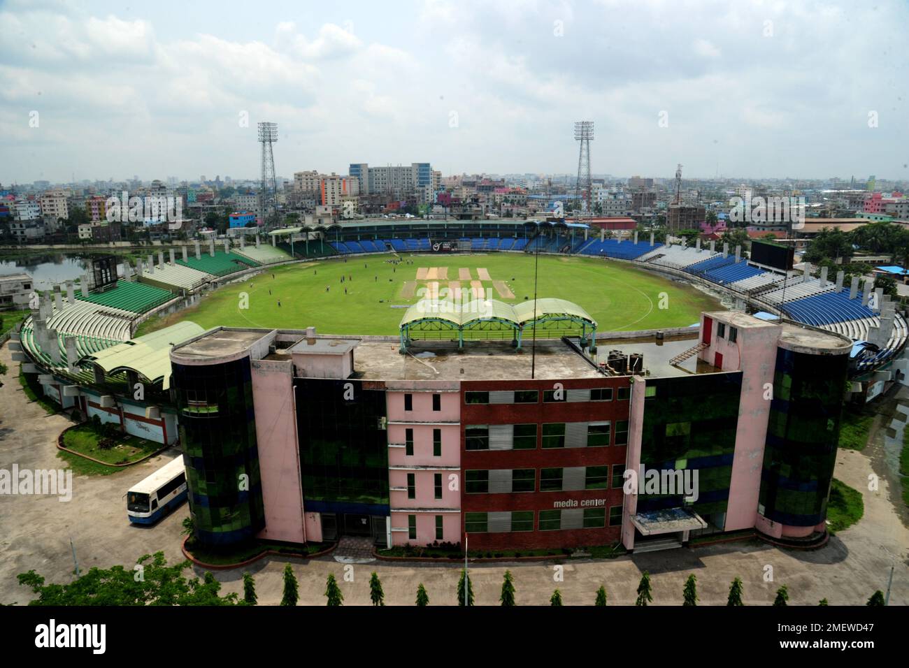 Khan Shaheb Osman Ali Stadium in Fatullah, Narayanganj Stock Photo - Alamy